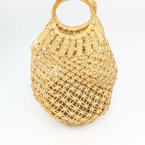 Serpui | Bags | Serpui Natural Lara Basket Bucket Bag Crossbody | Poshmark